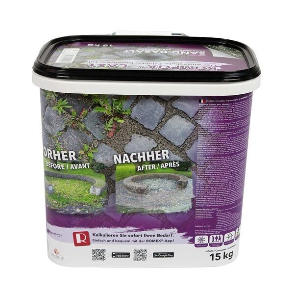 ROMPOX® - EASY 1K Pflasterfugenmörtel 15 kg - Sand-Basalt | Kiesundco