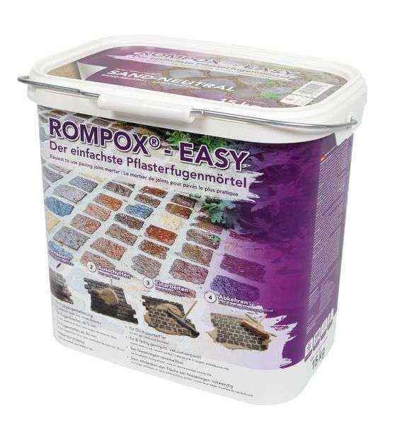 ROMPOX® - EASY 1K Pflasterfugenmörtel 15 kg - Sand-neutral | Kiesundco