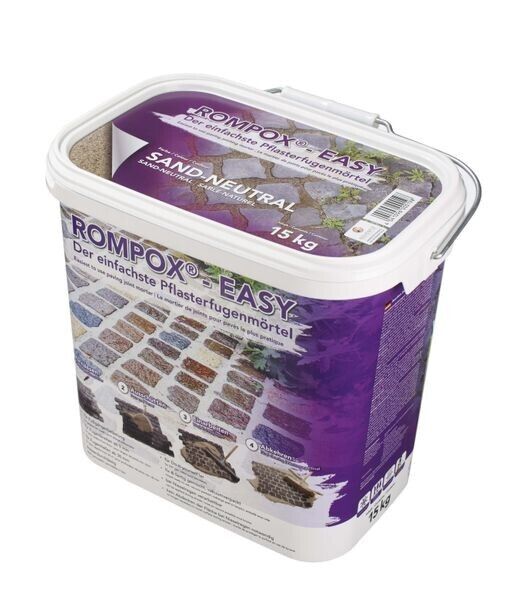 ROMPOX® - EASY 1K Pflasterfugenmörtel 15 kg - Sand-neutral | Kiesundco