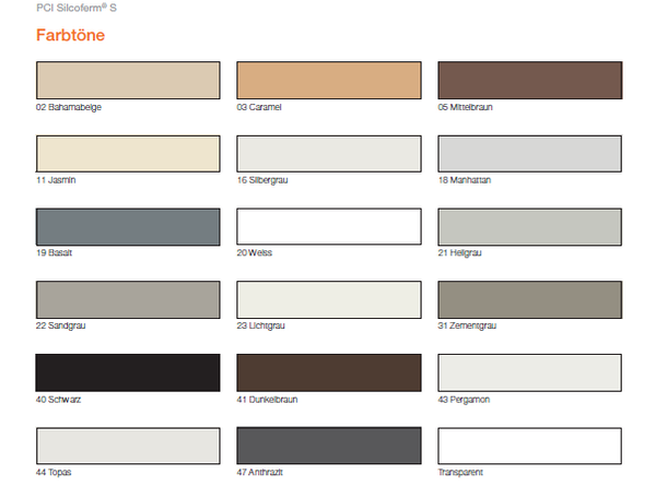 PCI Silcoferm® S Silikon-Dichtstoff 310 ml - 22 Sandgrau | Kiesundco