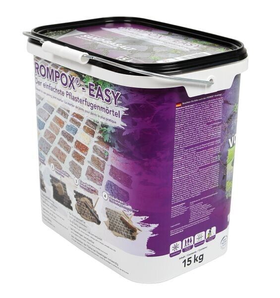 ROMPOX® - EASY 1K Pflasterfugenmörtel 15 kg - Sand-Steingrau | Kiesundco